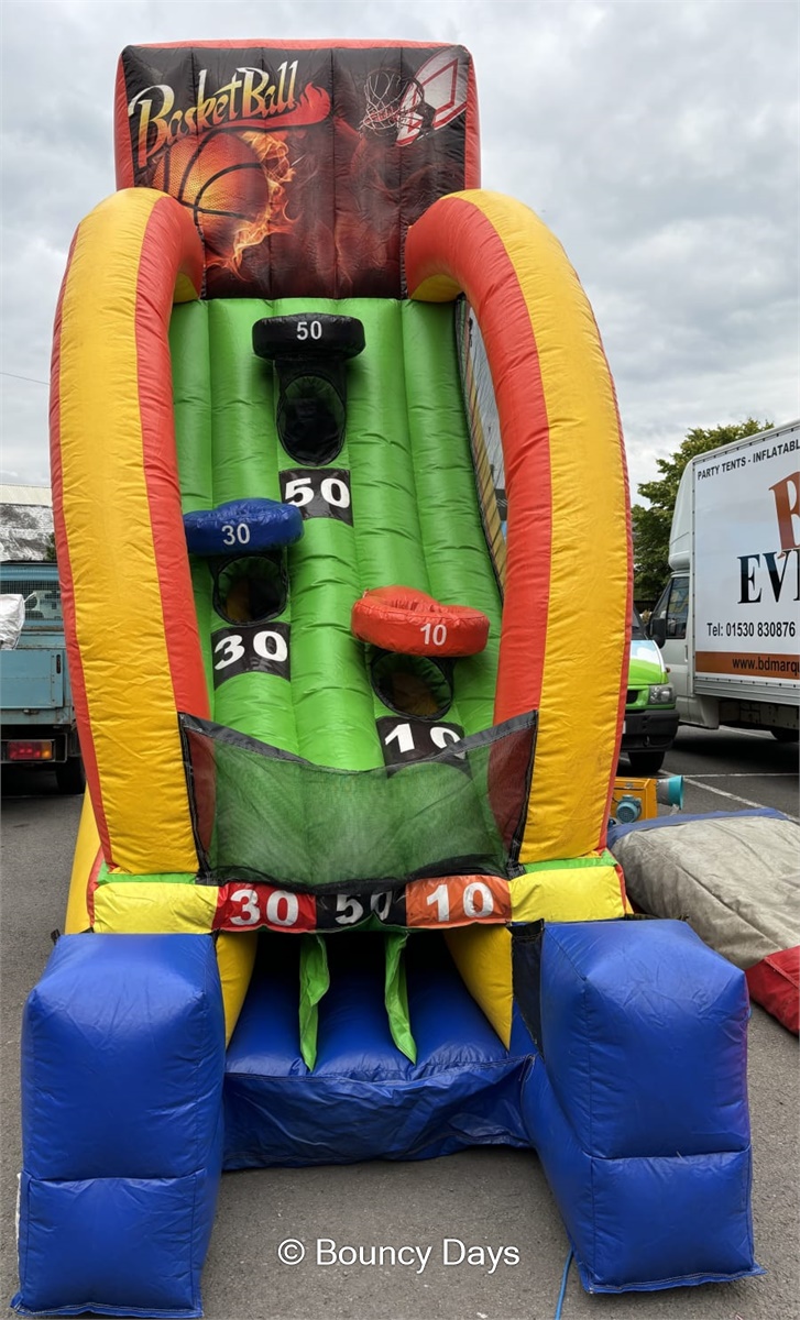 Inflatable Basketball - Bouncy castles, Soft play & LED Furniture hire ...
