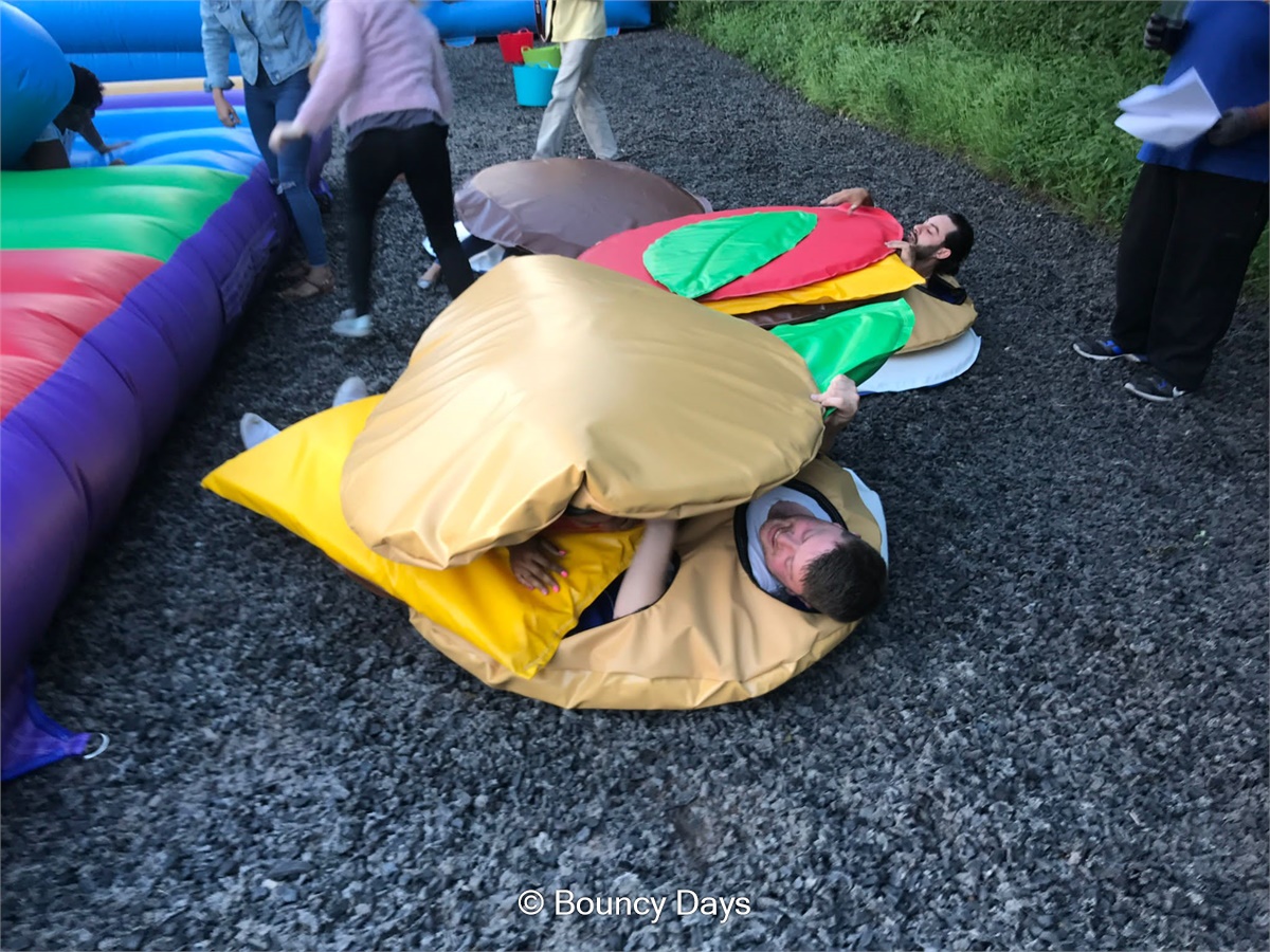 It's a Knock out, Inflatable Obstacle