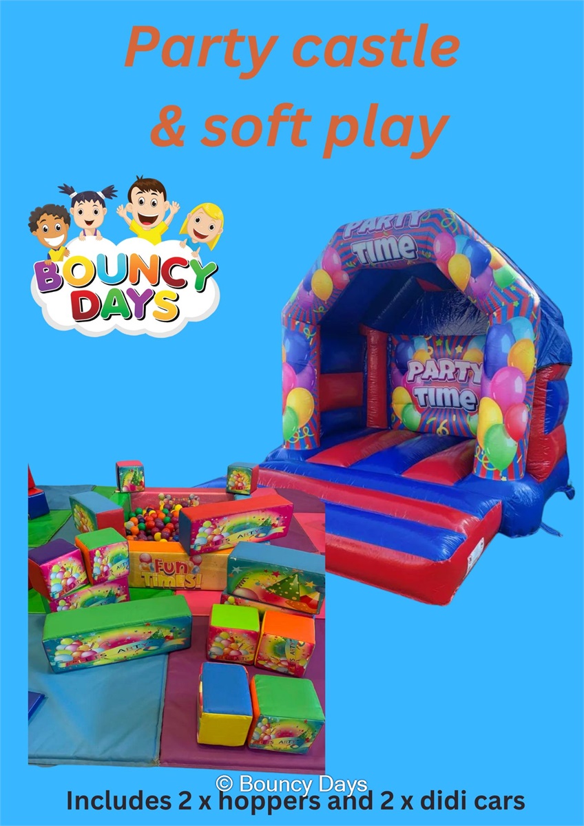 Party Time Themed Entertainment - Bouncy castles, Soft play & LED ...
