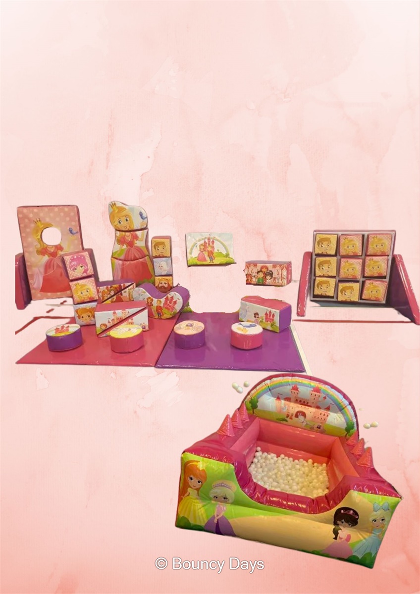 Princess package with inflatable ball pit - Bouncy castles, Soft play ...