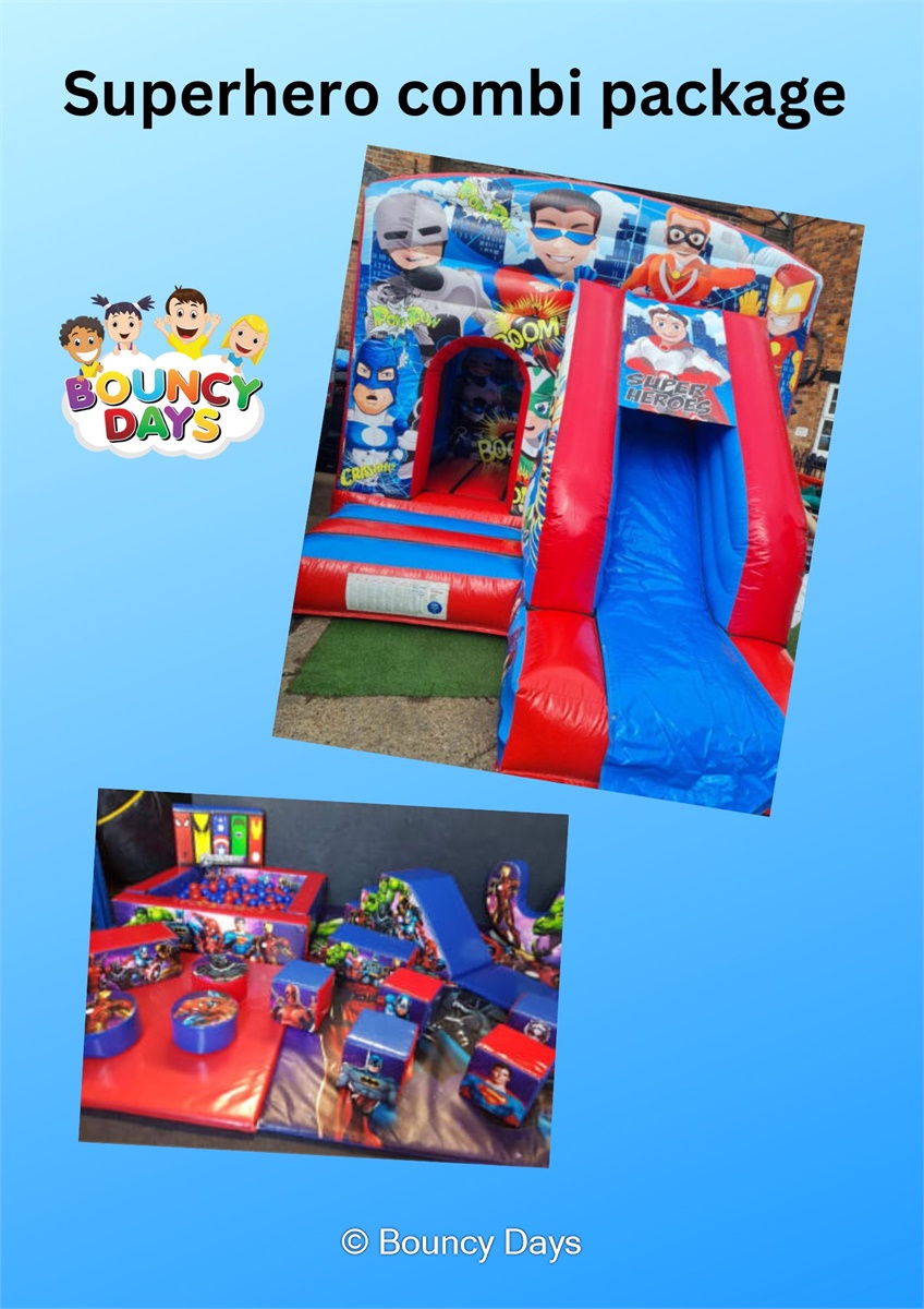 Superhero soft play package