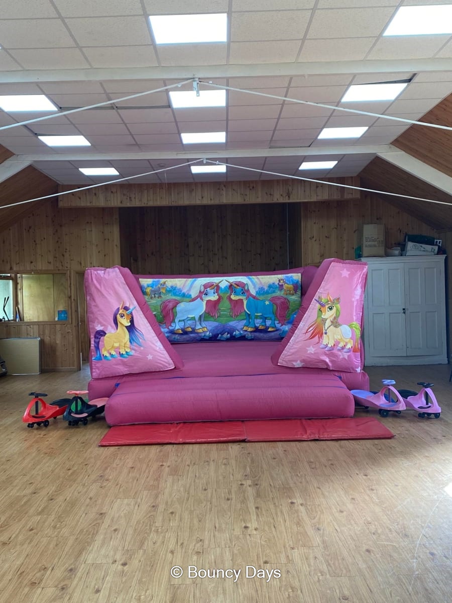 Indoor bouncy castles